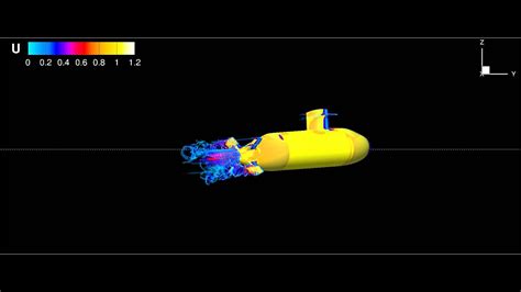 Joubert Bb2 Submarine In Controlled 20 20 Zigzag Maneuver View2 Youtube