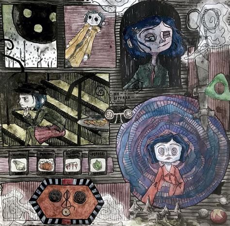 More Of My Coraline Art꩜★˳༚༅༚ Coraline Theatre Coraline Artwork