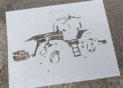 Lets Stencila Tractor Bay Stencil