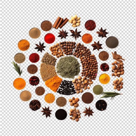 Premium Psd Spices Background