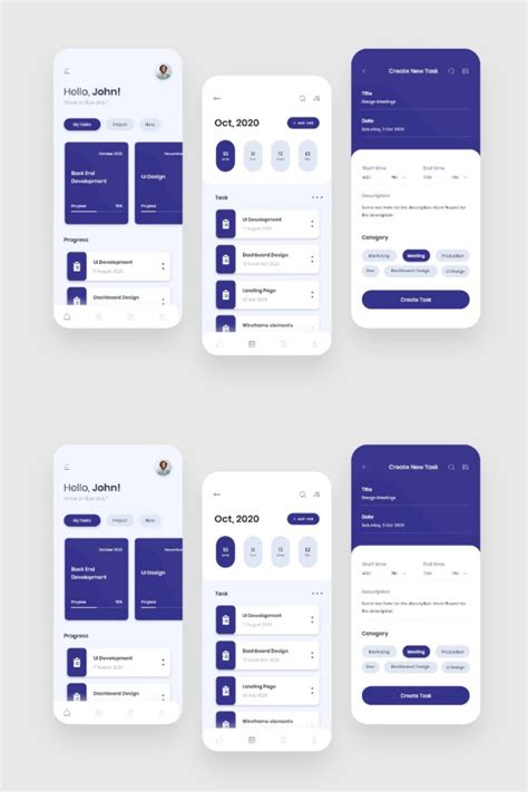 project management mobile application ui design mobile app design inspiration ux app design