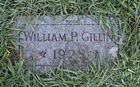 William P Gillin 1928 1928 Find A Grave Memorial