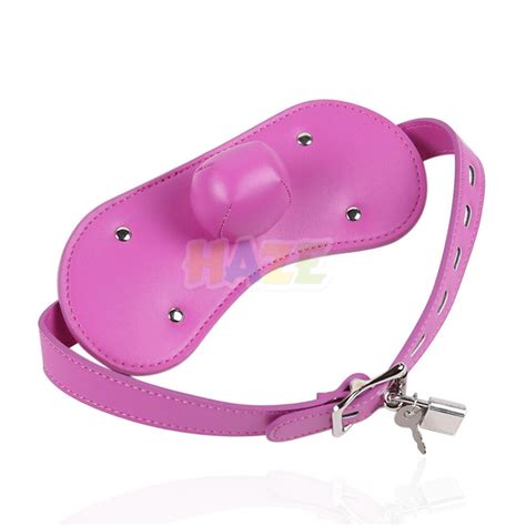 Bondage Blindfold Face Mouth Ball Gag Harness Head Chin Strap Mouth Eye