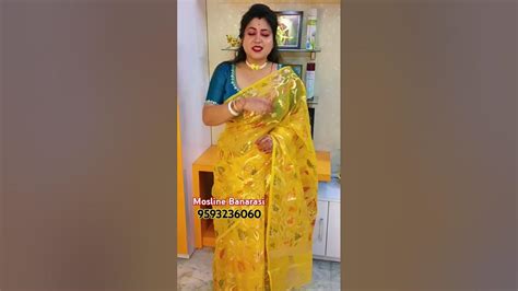 Mosline Banarasi Saree Youtube