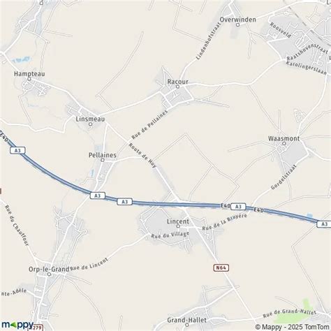 Plan Lincent Carte De Lincent 4287 Et Infos Pratiques