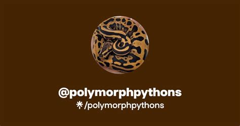 Polymorphpythons Instagram Facebook Tiktok Linktree
