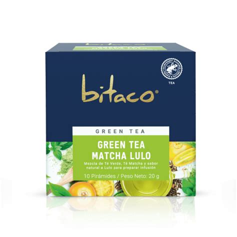 TÉ Verde Matcha Lulo Bitaco X 10 PirÁmides Estrena Tienda Horeca