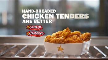 Carls Jr Hand Breaded Chicken Tenders Tv Spot Hand Breaded Is