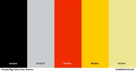 Prussia Flag Colors Flags