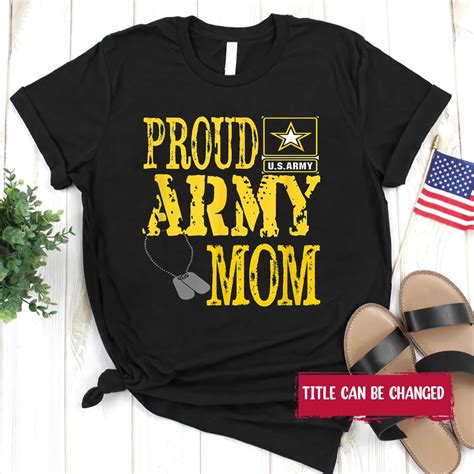Proud Army Mom Shirt Usarmy Shirt Military Mom T Shirt Military