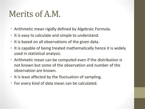 Ppt Arithmetic Mean Powerpoint Presentation Free Download Id5573187