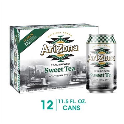 Arizona Southern Style Sweet Iced Tea Multipack Cans 12 Pk 11 5 Fl Oz