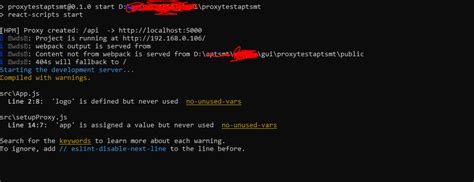 Javascript Setupproxy Js Path Are Not Recognizing In Reactjs Application Using Proxy