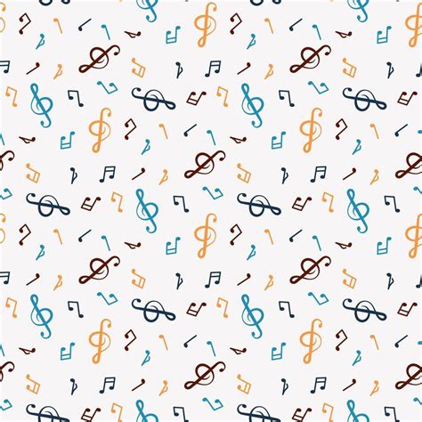 Musical Notes Pattern 44032009 Vector Art At Vecteezy
