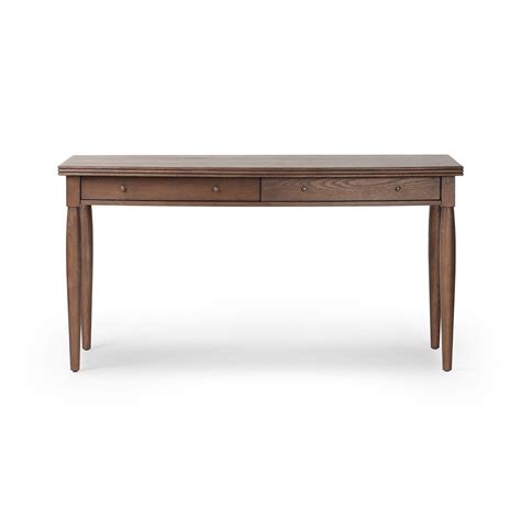 Bowfront Desk Drifted Oak Veneer Thrive Interiors And Design