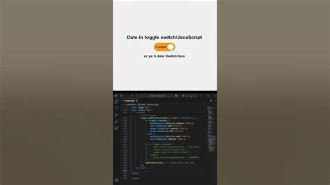 Html Css Animation Date On Toggle Button Using Javascript Date Functionshort Shorts