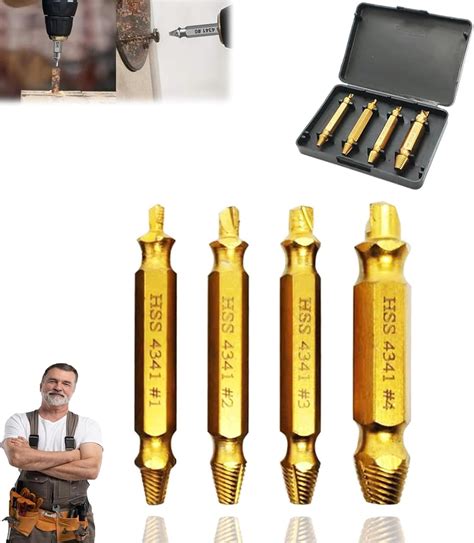 Grab It Pro Screw Extractor Kit Set Damaged Screw Extractor Set