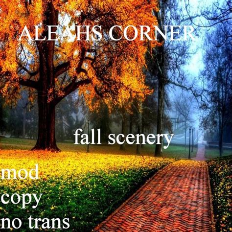 Second Life Marketplace Fall Scenery Texture