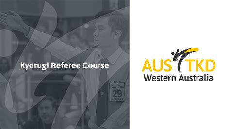 Wa Kyorugi Referee Course 3rd And 4th Class Entry Level And Upgrade