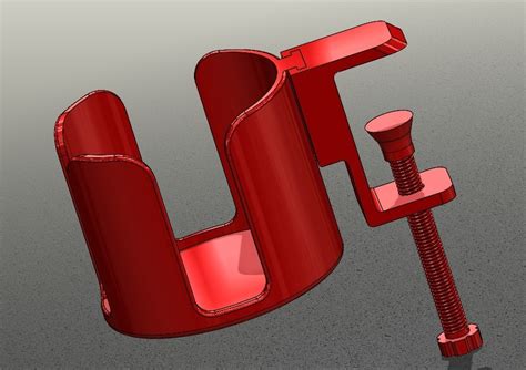 🥫 Clamp On Cupholder For 3d Printing 3d Print Mode・ Stl File For 3d Printing・cults