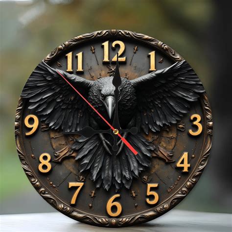 Ophelia And Co Raven Wall Clock Wayfair