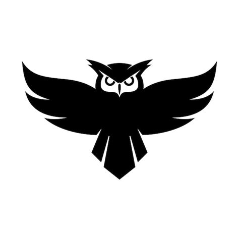 Premium Vector Flying Owl Vector Logo