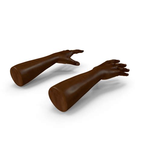 Afro American Male Hands Base Pose 3d 오브젝트 2409134989 Shutterstock