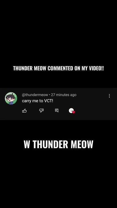 Thundermeow Commented On My Video Omg Goat Him Carry Youtube