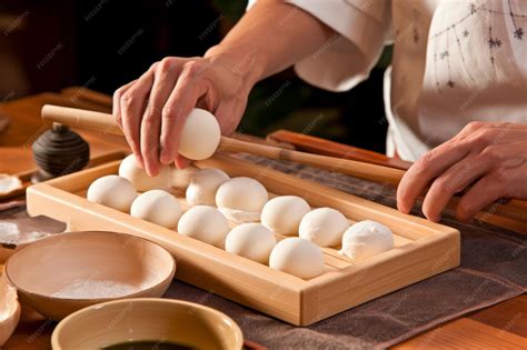 Premium Photo The Mochi Making Process In A Traditional Japanese Kitchen