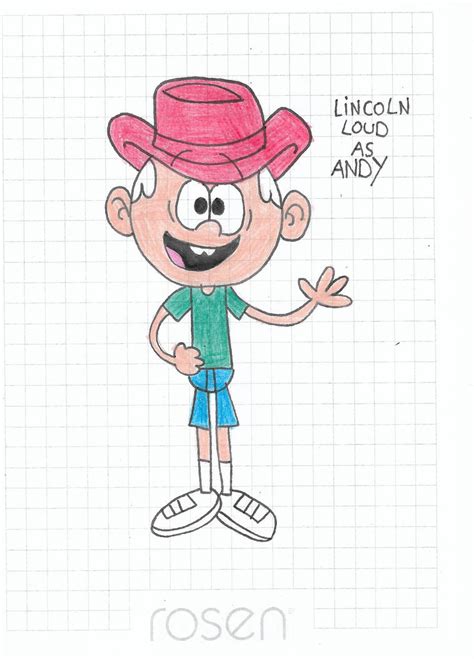 Lincoln Loud As Andy From Toy Story By Matiriani28 On Deviantart