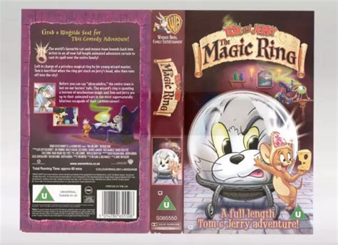 Tom And Jerry Vhs Tapes The Magic Ring And Volume 14 Untested £1500