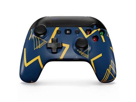 Ishako Wireless Pro Controller For Switch Pc Windows Dark Blue