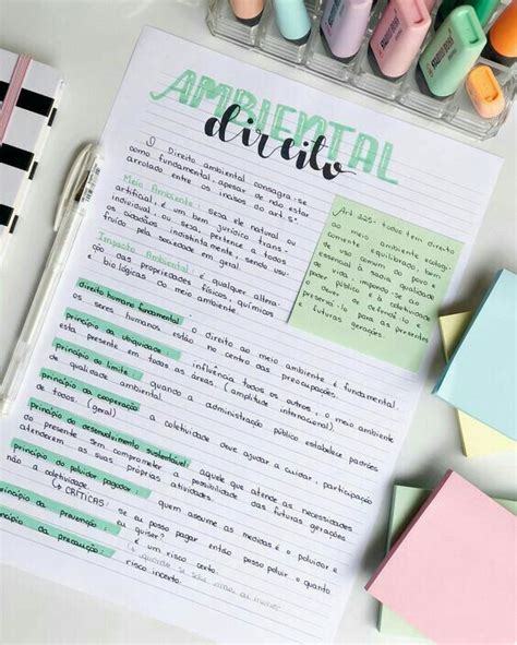 44 Imagens De Cadernos Com Anotações Bonitas E Organizadas Para Te Inspirar