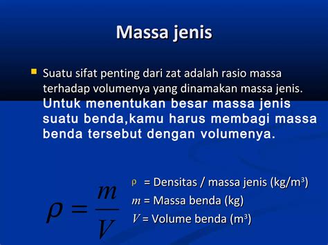 Massa Jenis Ppt