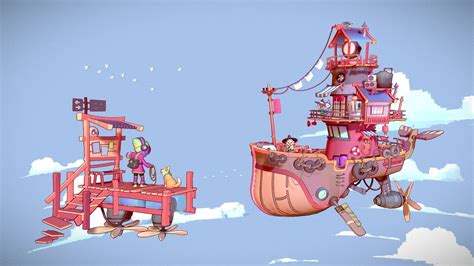 Flying Boat 3d Model By Newen Newen Defosse [4431a7a] Sketchfab