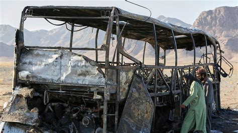 79 Killed After Bus Returning From Iran Crashes In Afghanistan World