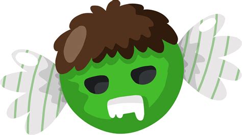 Cute Cartoon Colorful Halloween Candy Zombie 10838131 Png