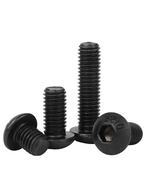Button Head Socket Cap Screws Allen Socket Drive Black Oxide Grade