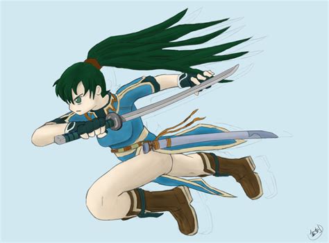 Lyn From Fire Emblem 7 Fire Emblem Emblems Fire Emblem Characters