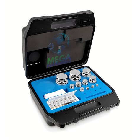 Kit De Pesas Patrón En Un Estuche De Plástico Kern 1 Mg 2 Kg Clase