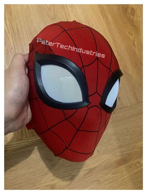 Spectacular Spiderman Faceshelllensesfabricmask Spiderman Face