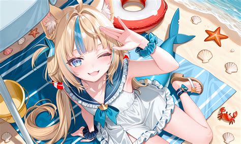 Sameko Saba Fond Decran Dessin Illustration Vruber