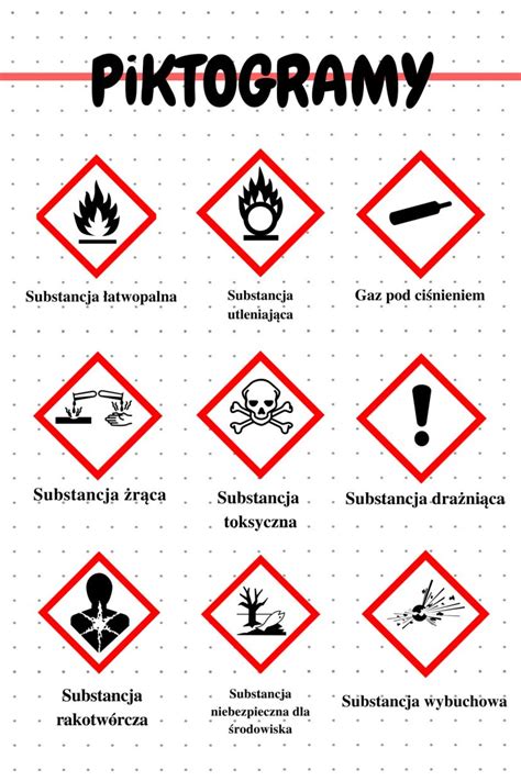 Piktogramy Chemiczne Co Oznaczają I Jak Używać W Domu Chemia Knowunity