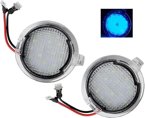 Osilly 2pcs Car Led Side Mirror Puddle Lights Vehicle