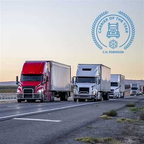 We Love Our Carriers Ch Robinsons Carrier Of The Year Award Winners Stand Out For Their