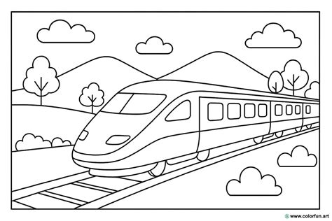 Coloriage De Train De Dinosaures