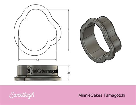 Tomogatchi Cookie Cutter By Minniecakes Sweetleigh