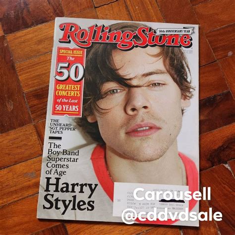 Harry Styles Rollingstone Magazine Rolling Stone On Carousell