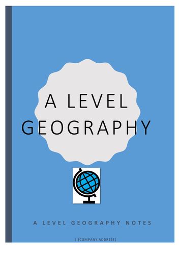 A Level Geography Notes Teaching Resources