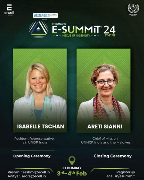 E Cell Iit Bombay On Linkedin Un Undp India Ecell Esummit Iitb Iitbombay 12 Comments